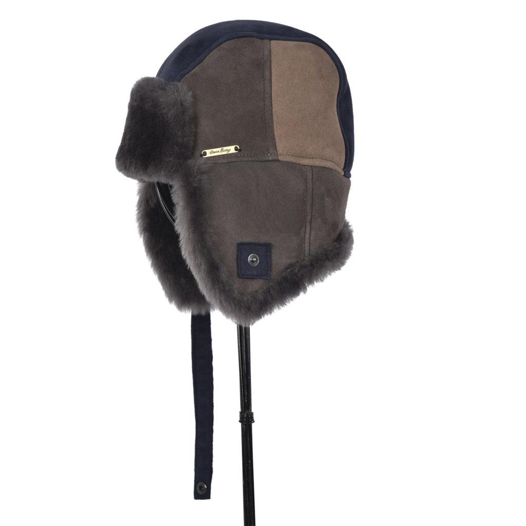 Sheepskin Classic Trapper Hat Patchwork | Kent by Owen Barry - Owen Barry