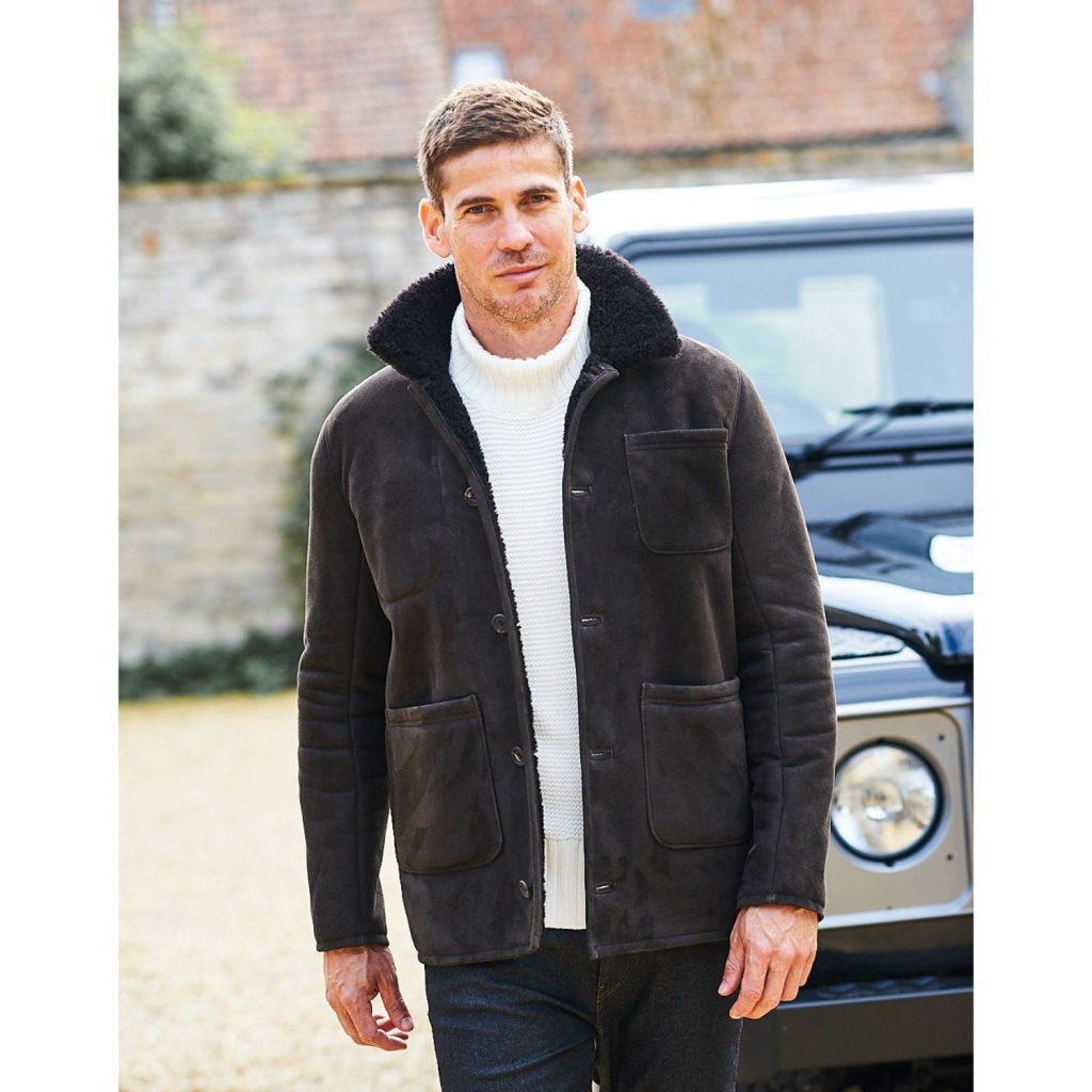 Sheepskin Jacket Ottoman Tan | Felix by Owen Barry - Owen Barry