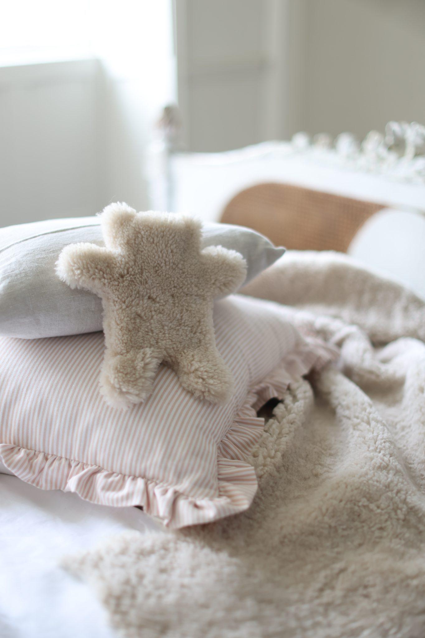 Hot Water Bottle Cover 0.2L Swedish Moonlight Cream | Flat Eric Jr. by ...