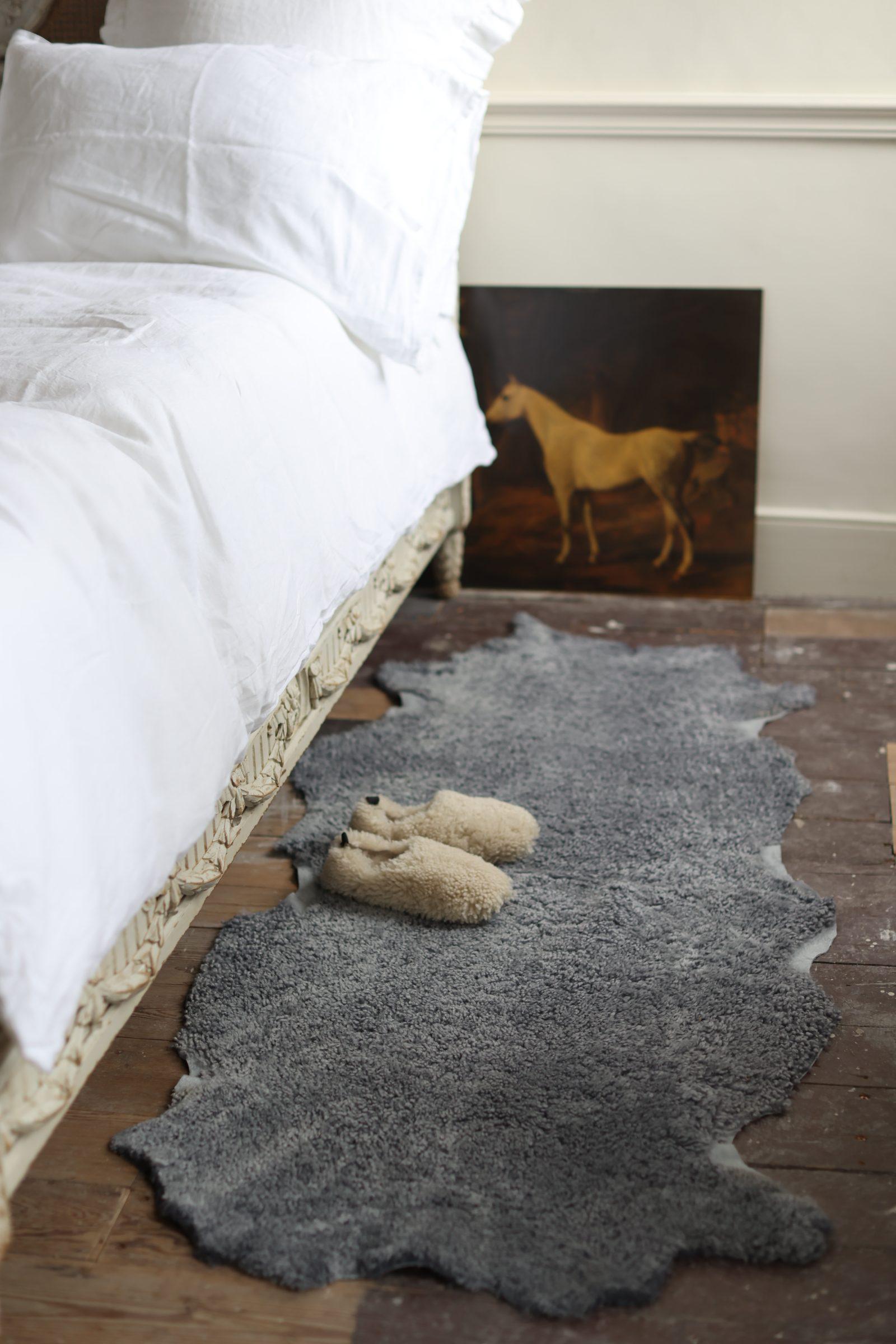 Sheepskin Rug Swedish Mole Grey | Double Rug by Owen Barry - Owen Barry