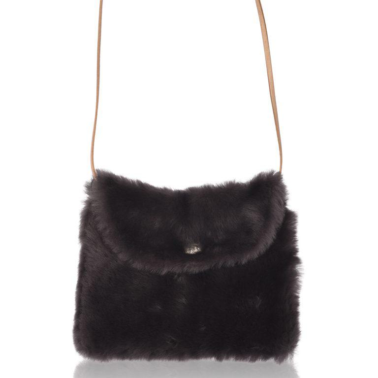 Sheepskin Crossbody Bag Cromita Brown | Boo by Owen Barry - Owen Barry