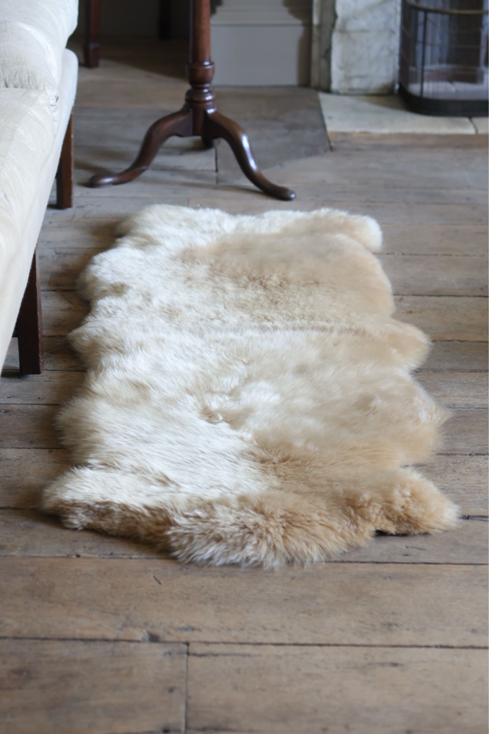 Sheepskin Rug British Luxe Caramel Tan | Double Rug by Owen Barry ...