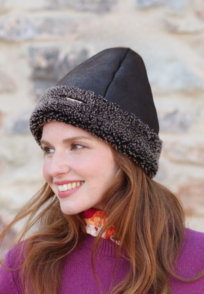 Sheepskin Aviator Trapper Hat | Honeypot Brown | by Owen Barry - Owen Barry