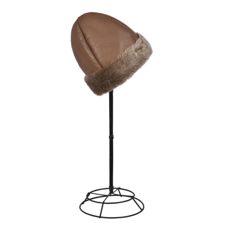 Sheepskin Reversible Gilet Navy Curly | Talia by Owen Barry - Owen Barry