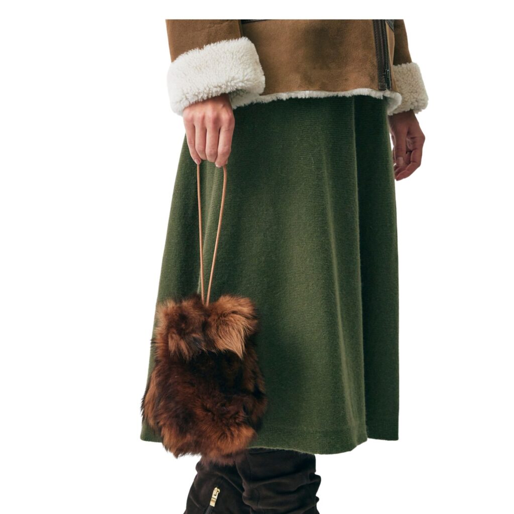 Sheepskin Grab Bag Muscat Brown | Darwen by Owen Barry - Owen Barry