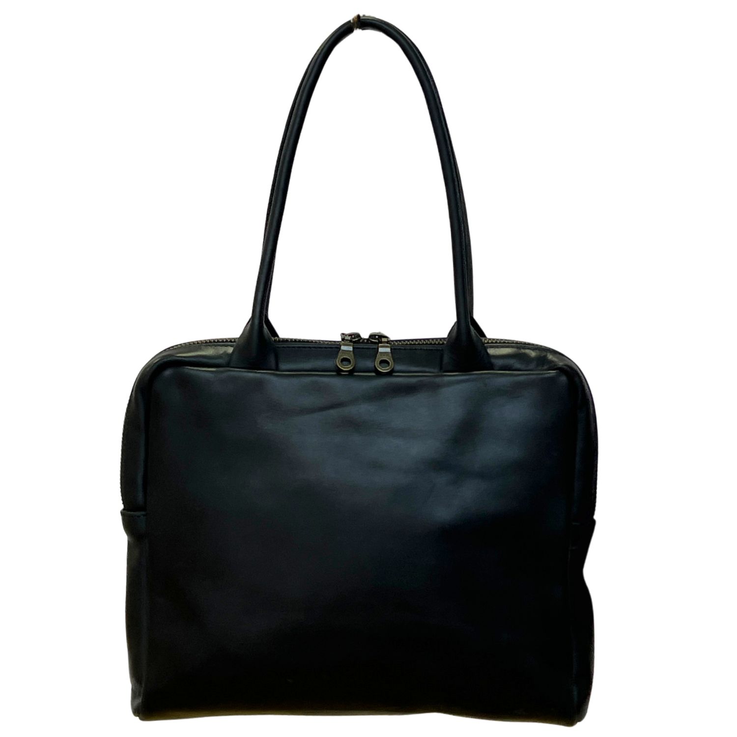 Leather Grab Bag Black | Hewitt Mini by Owen Barry - Owen Barry